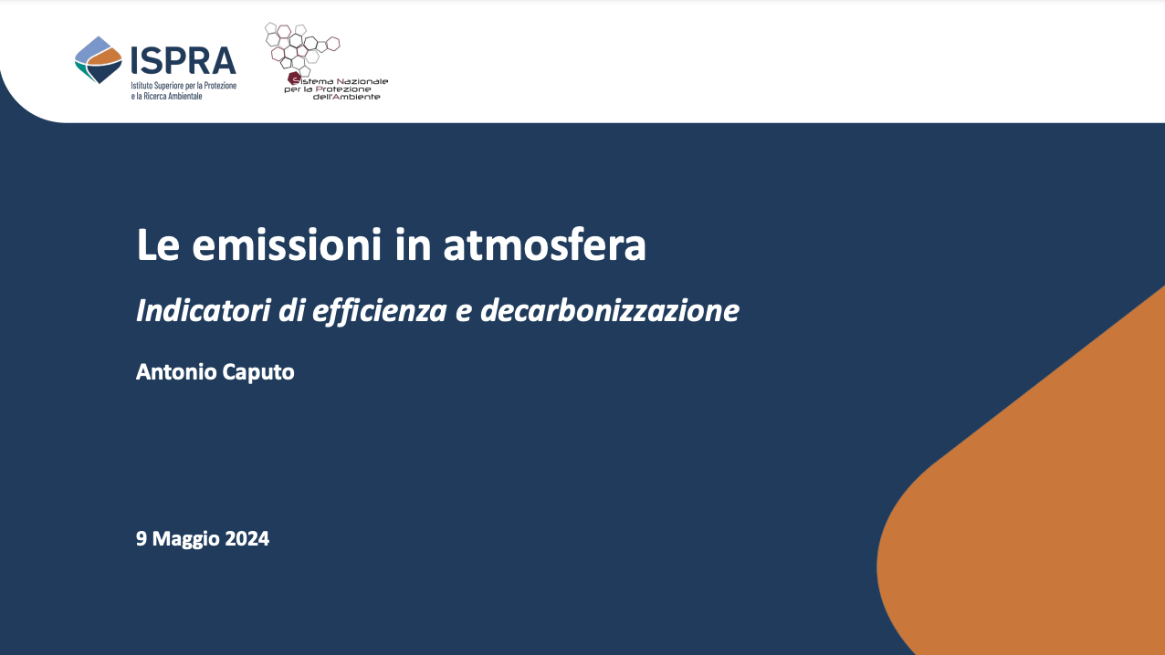 Le-emissioni-in-atmosfera-indicatori-efficienza-e-decarbonizzazione – EMISSIONI